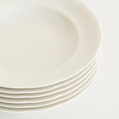Paperwhite Flower Rim Plate M | FOOD FOR THOUGHT